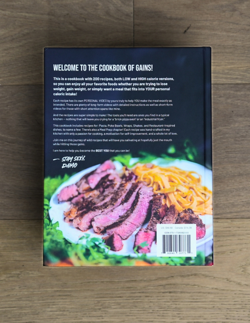 Cookbook of Gains Physical Edition: Simple and Delicious Recipes ...